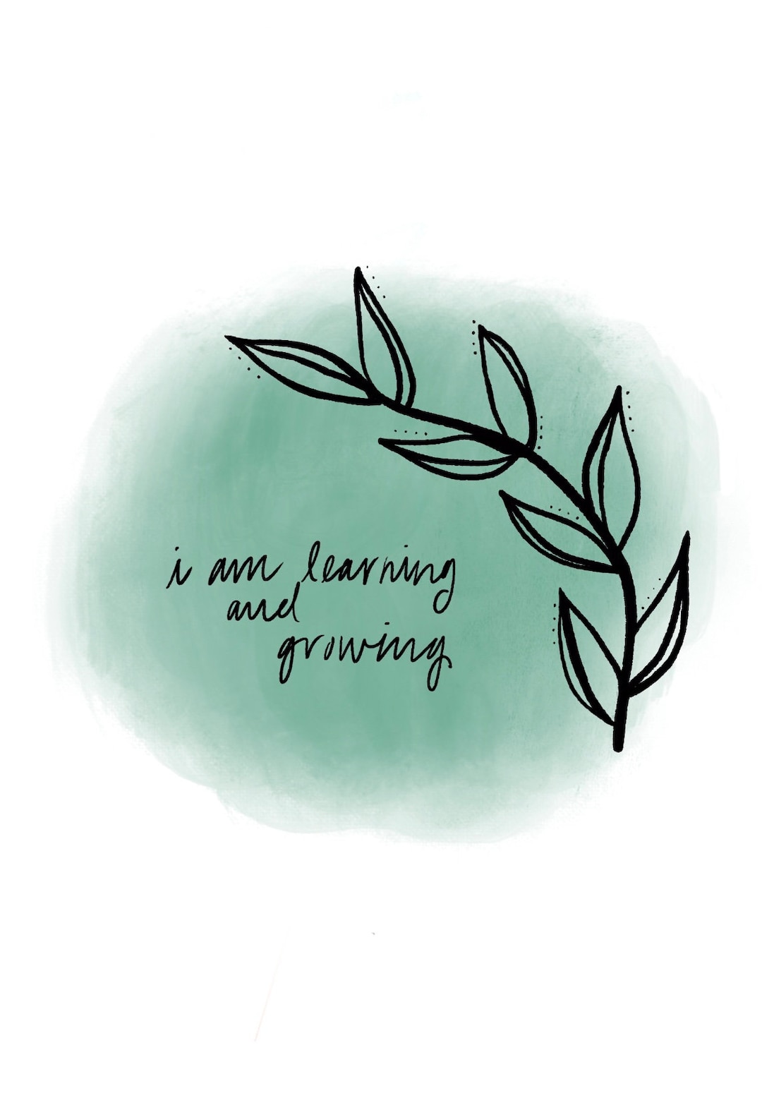 Digital Download: I Am Learning and Growing - Etsy