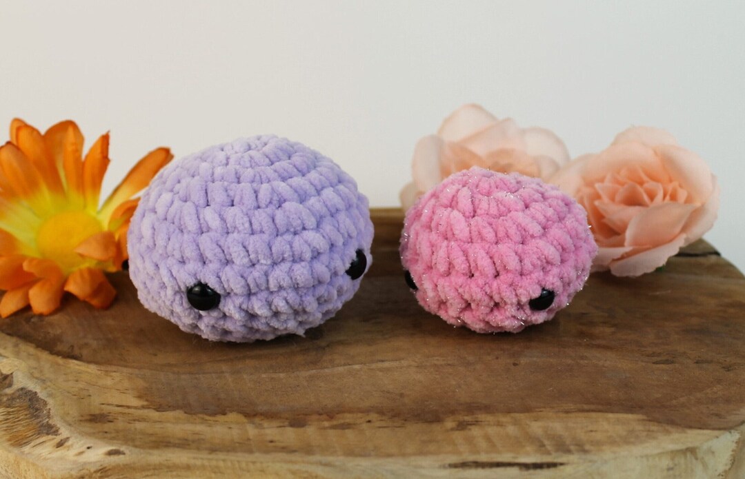 Stress Ball, Anti Stress Ball, Crocheted From Chenille Wool, Squeeze ...