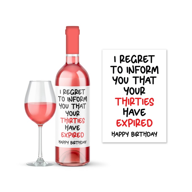 Funny Wine Labels - Etsy UK