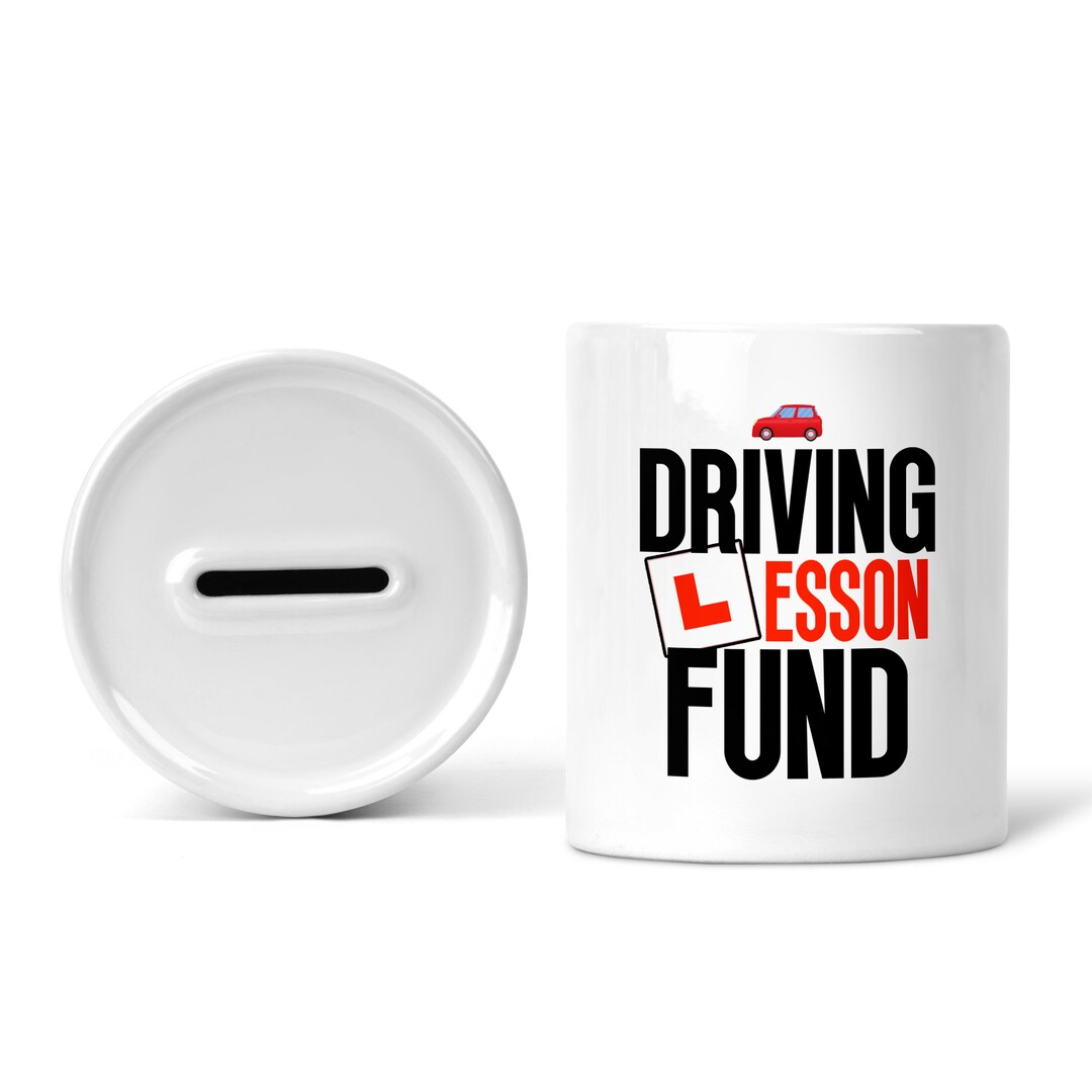 Driving Lesson Fund Money Box, Ceramic Piggy Bank - Etsy