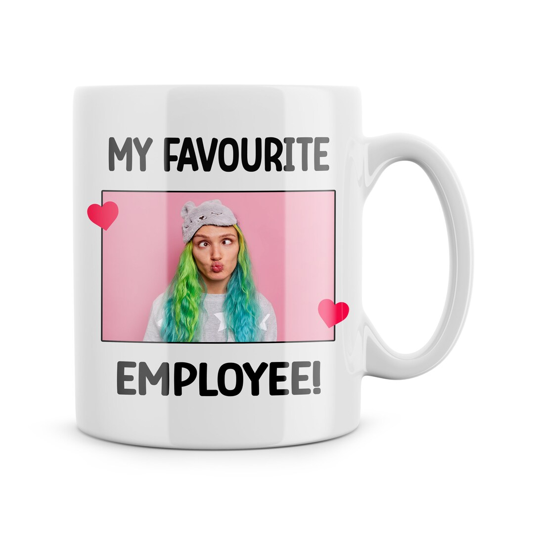 Funny Personalized Photo Mug, My Favourite Employee Gift - Etsy