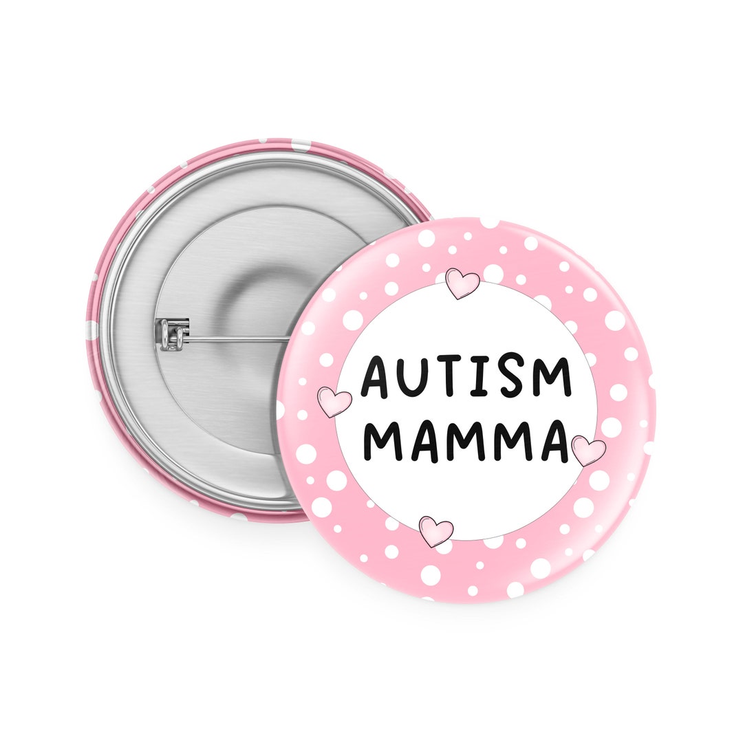 Autism Mamma Badge, Special Needs Parent Gift - Etsy