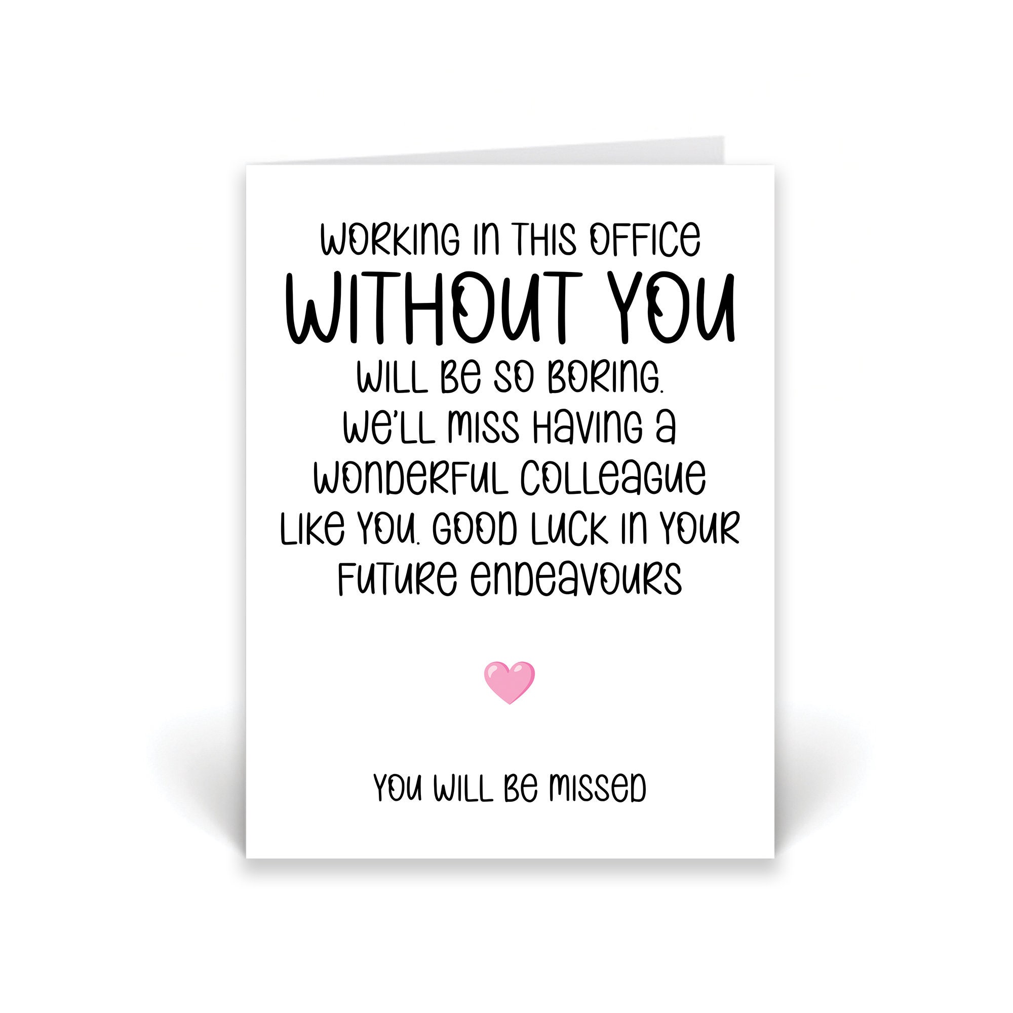 Card for Colleague Leaving Card New Job Cards Work Friend Card Work ...