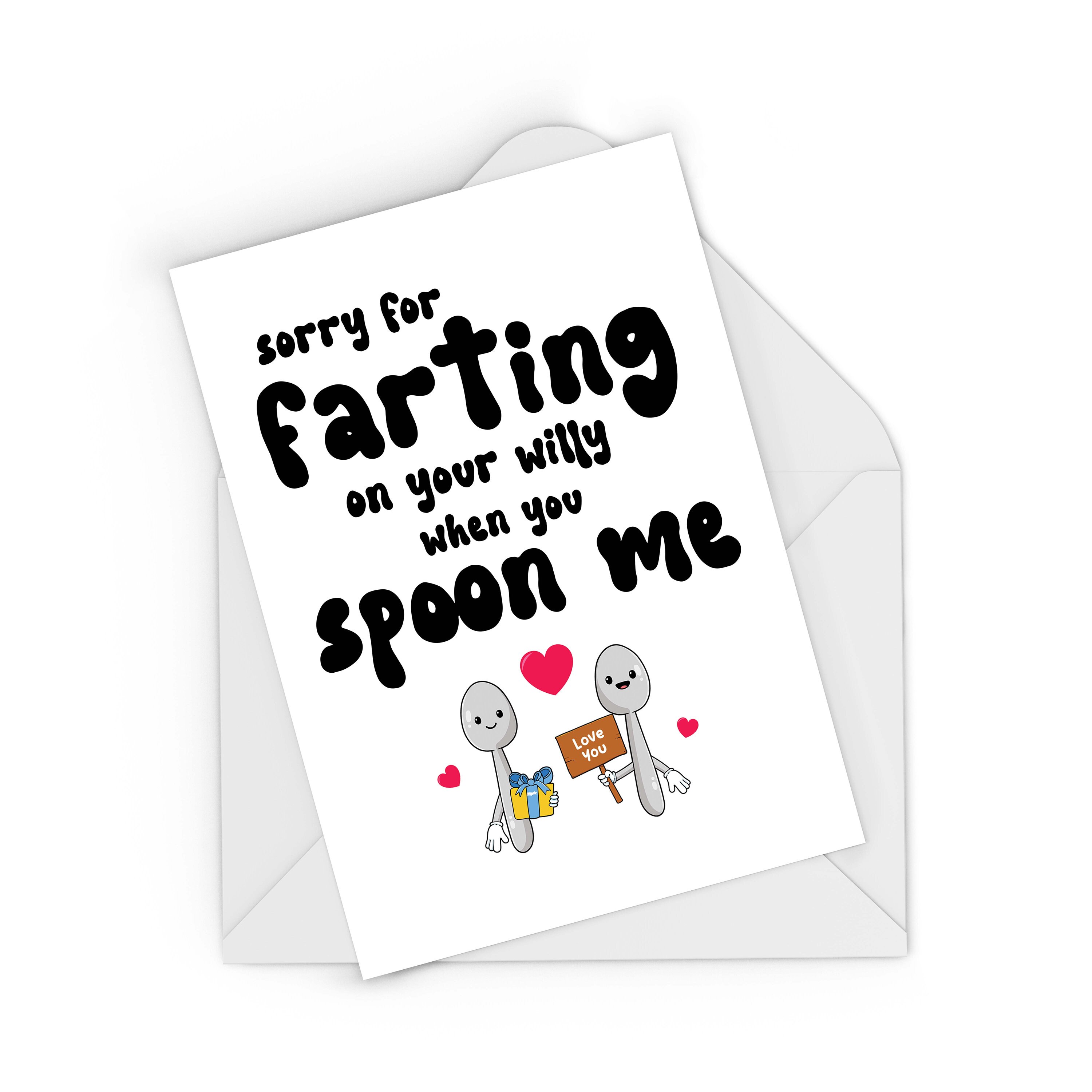 Rude Anniversary Card Husband Funny Spooning Card - Etsy