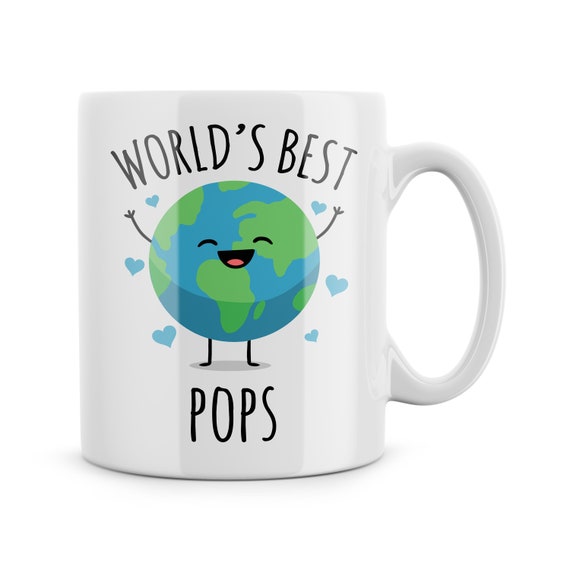 Pops Mug World's Best Pops Cute Gift for Pops - Etsy
