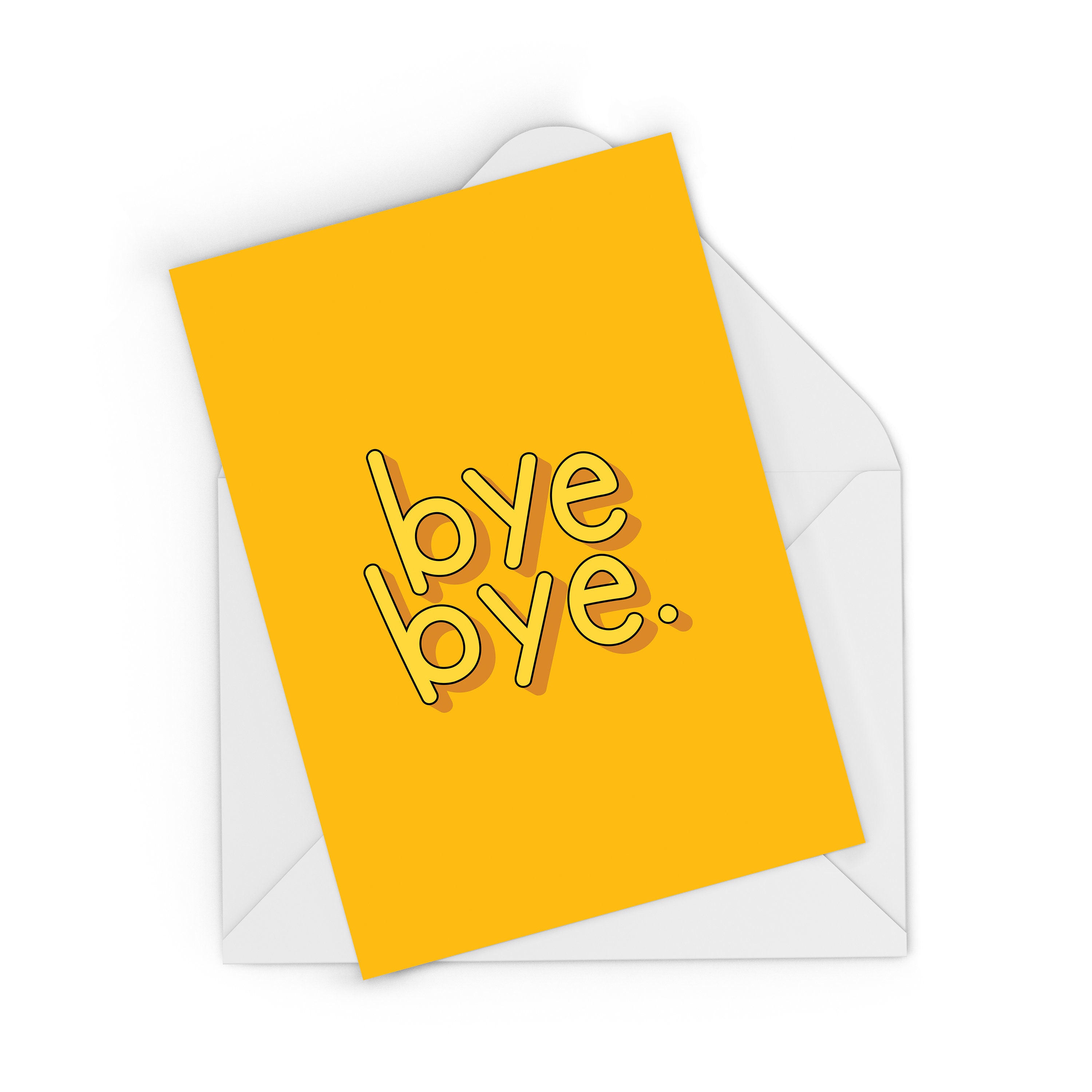 Leaving Work Card New Job Cards Leaving Cards Bye Bye - Etsy UK