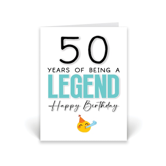 50th Birthday Greetings And Jokes Funny 50th Birthday Card Age 50