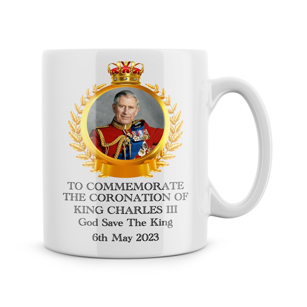 King Charles III Coronation Mug: Official Portrait, Commemorative ...