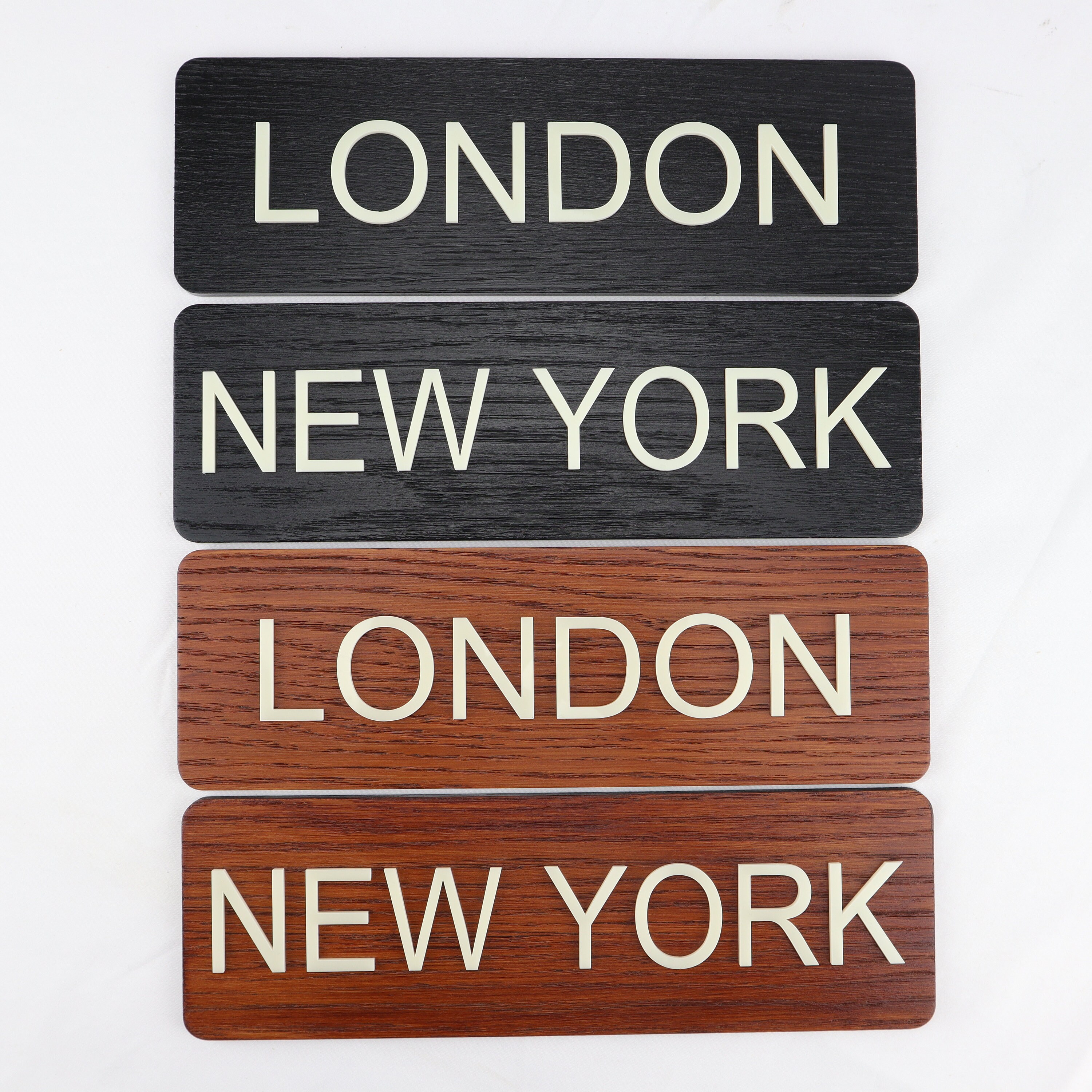 World Clock Sign With Milk White Letters Time Zone Sign for - Etsy