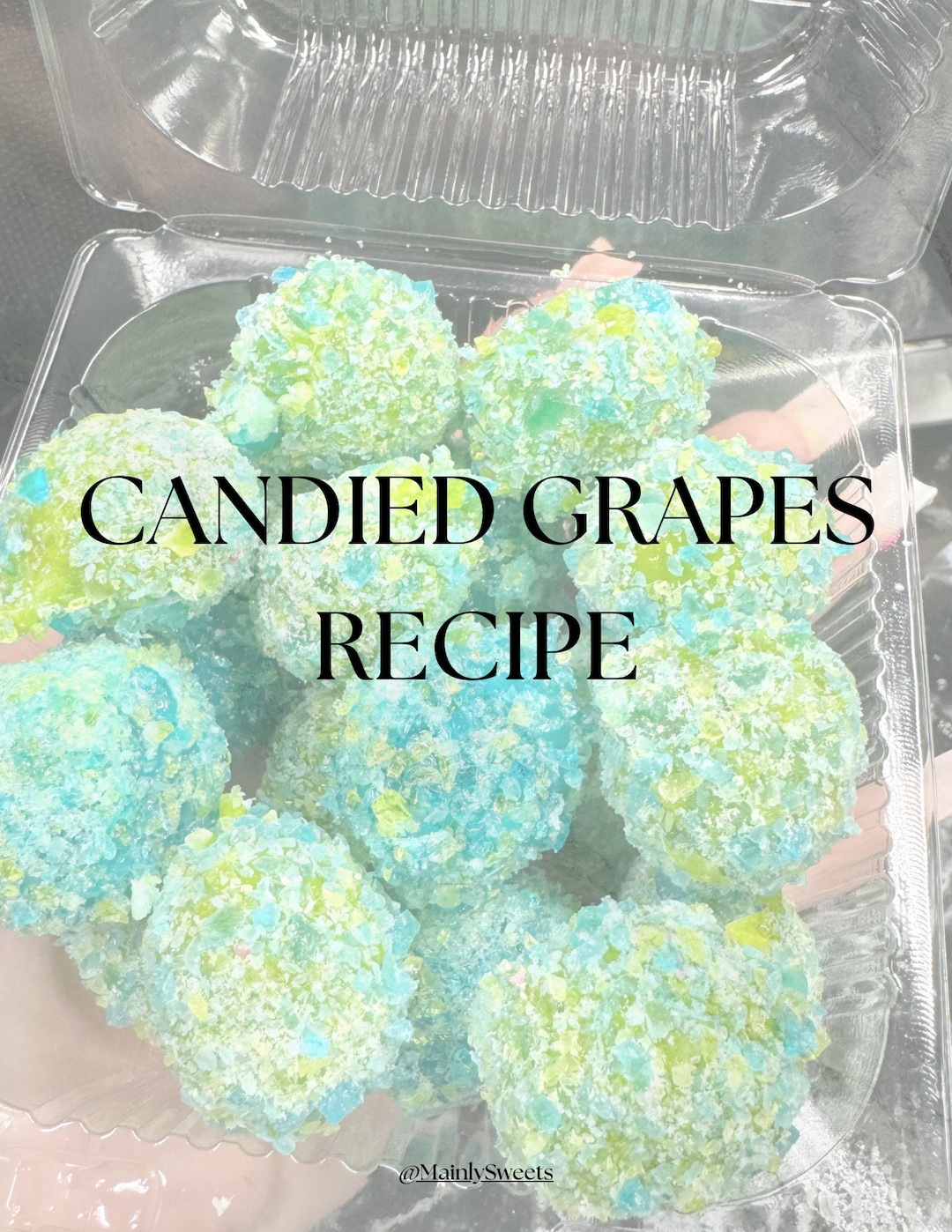 Candy Grape Recipe How to Candy Fruit Recipe Card Digital Download ...