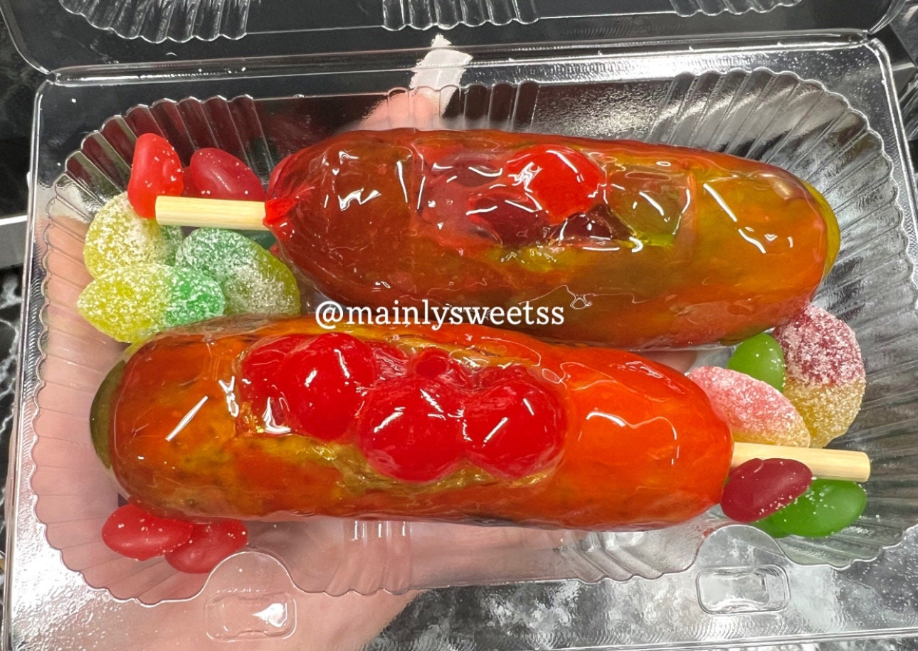 Candy Pickles Recipe Card Candied Pickles Candied Fruit Digital Recipe ...