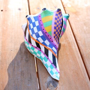 Decorative Conch Shell Hand Painted - Etsy