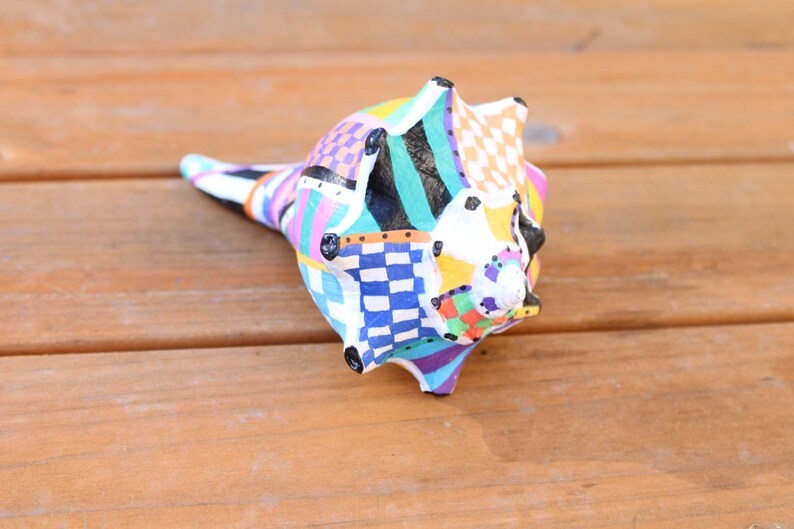 Decorative Conch Shell Hand Painted - Etsy