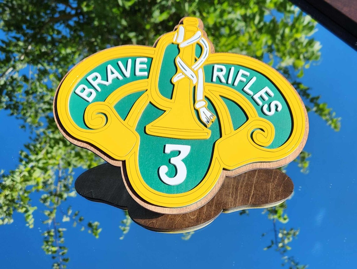 Wooden 3rd Calvary Regiment Patch - Etsy