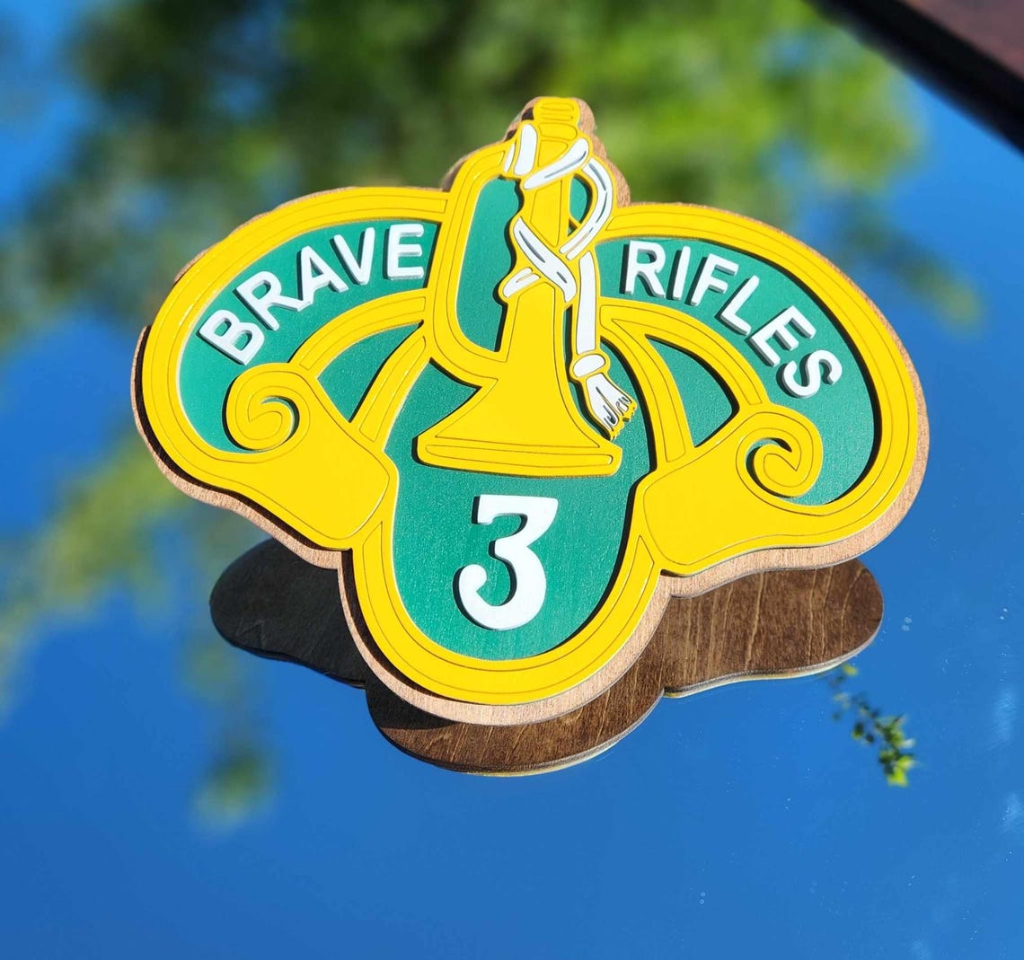 Wooden 3rd Calvary Regiment Patch - Etsy