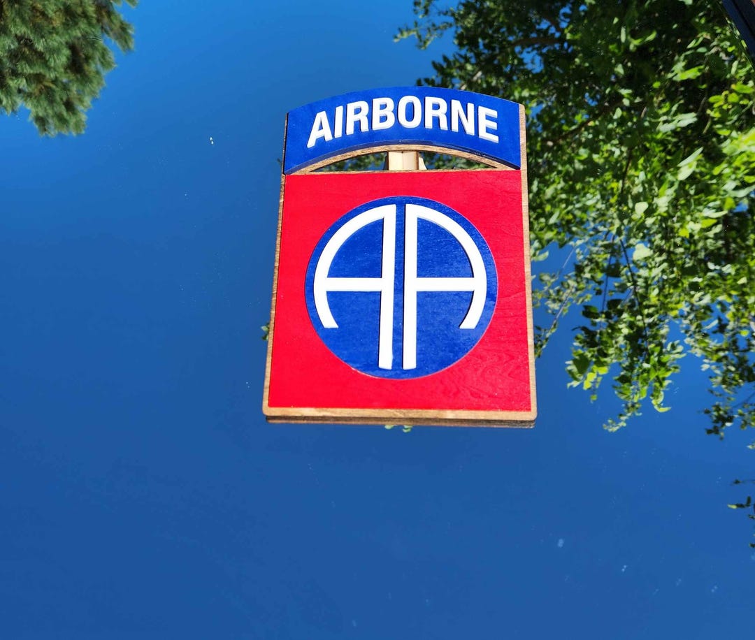 Wooden 82nd Airborne Patch - Etsy