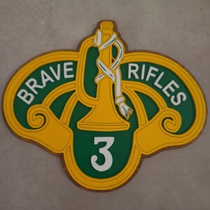 Wooden 3rd Calvary Regiment Patch - Etsy