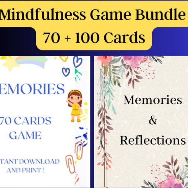 Mindfulness Card Game - Etsy