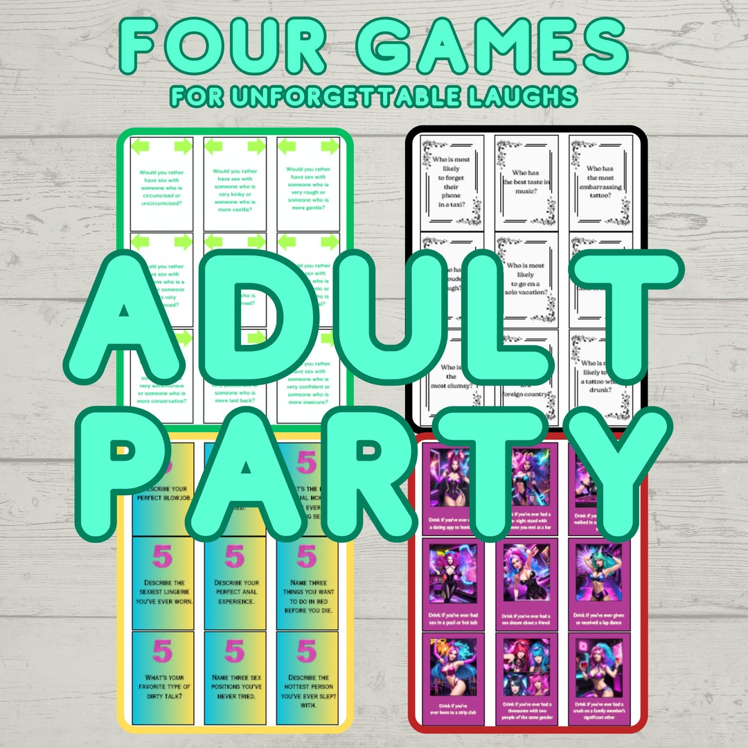 Adult Party Games for Unforgettable Laughs, Intimate Card Games for ...