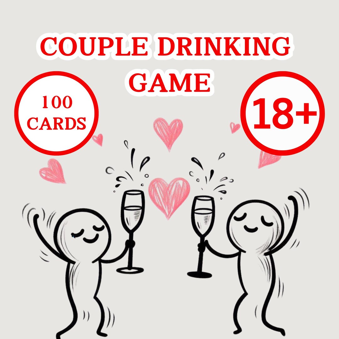 Couple Drinking Game – 100 Cards for Fun Date Nights & Adult Party ...
