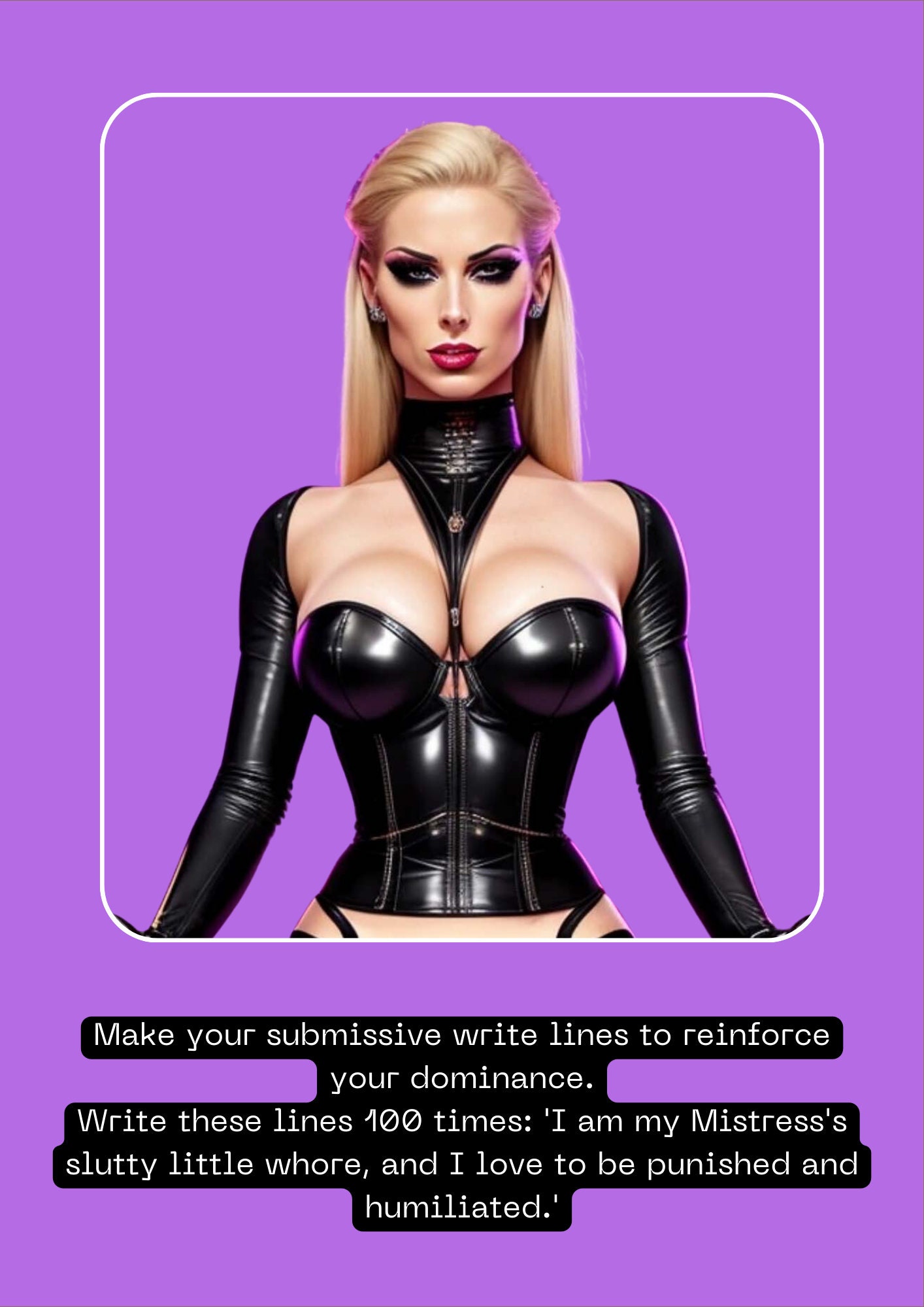 Femdom Card Game With Humiliating Tasks for Slaves Onlyfans - Etsy Finland