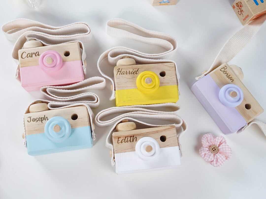 Custom Wooden Camera,pretend Play Toy,kid's Photo Props,photo Camera ...