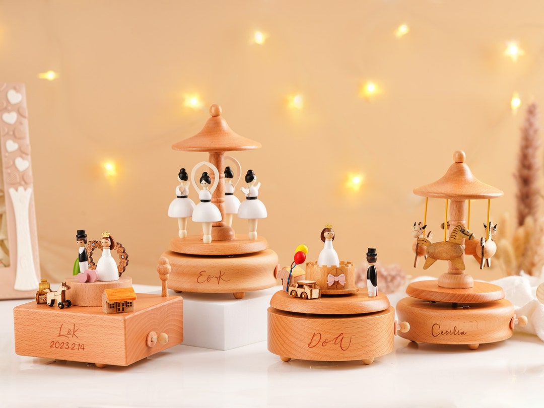 Personalized Wooden Music Boxvalentine Music - Etsy Australia