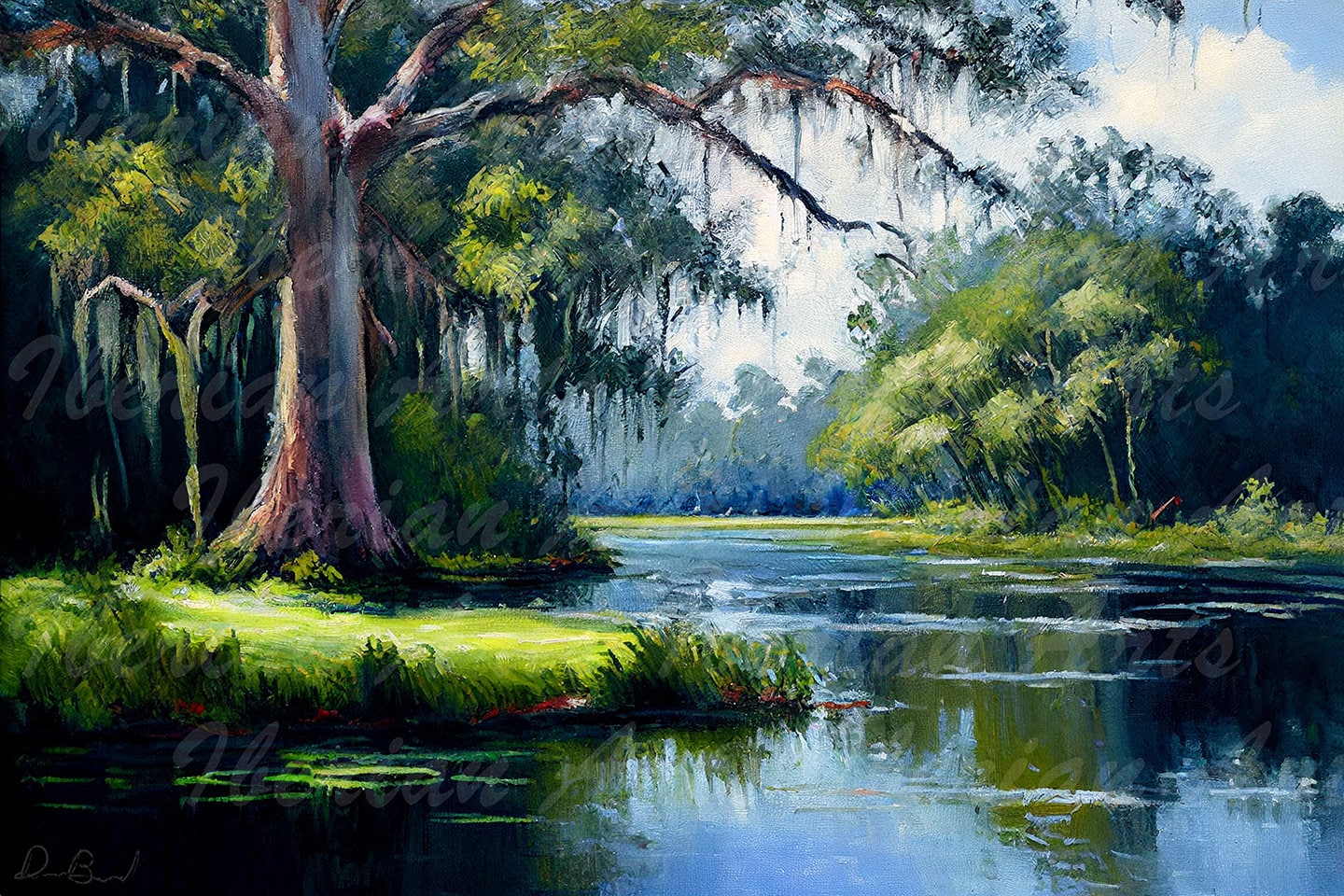 Louisiana Bayou Painting