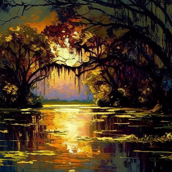 Swamp Art - Etsy