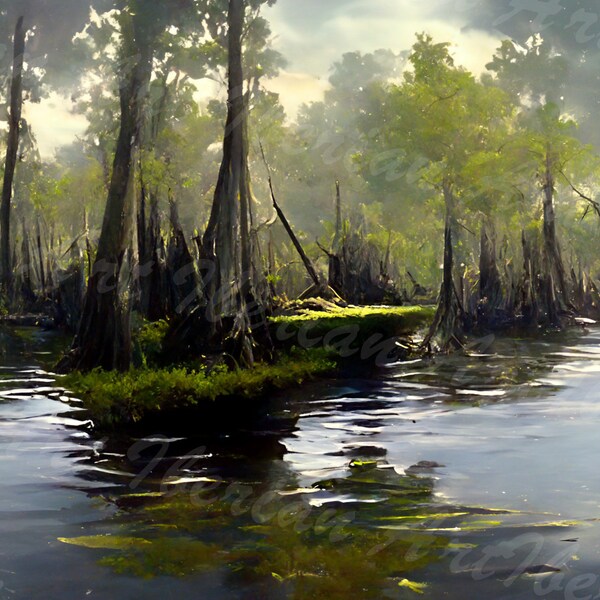 Swamp Art - Etsy