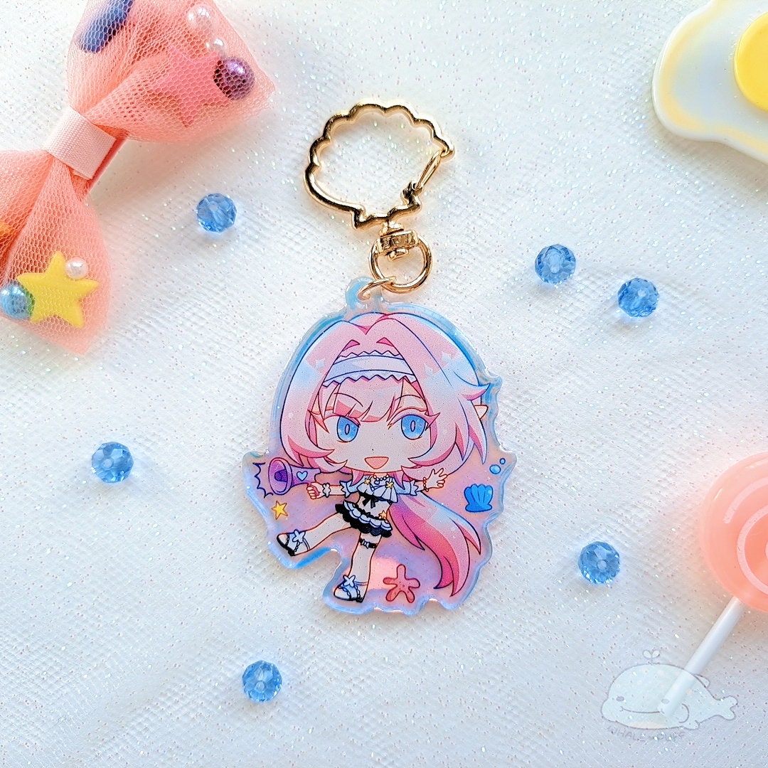 Honkai Impact 3rd Flamechaser Summer Acrylic Keychain Charms - Elysia ...