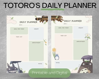 WEEKLY PLANNER, Studio Ghibli Themed, Digital and Printable, Timeless ...