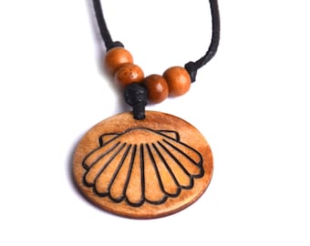 Camino De Santiago / Cross of St James/ Scallop Shell /pendant ...