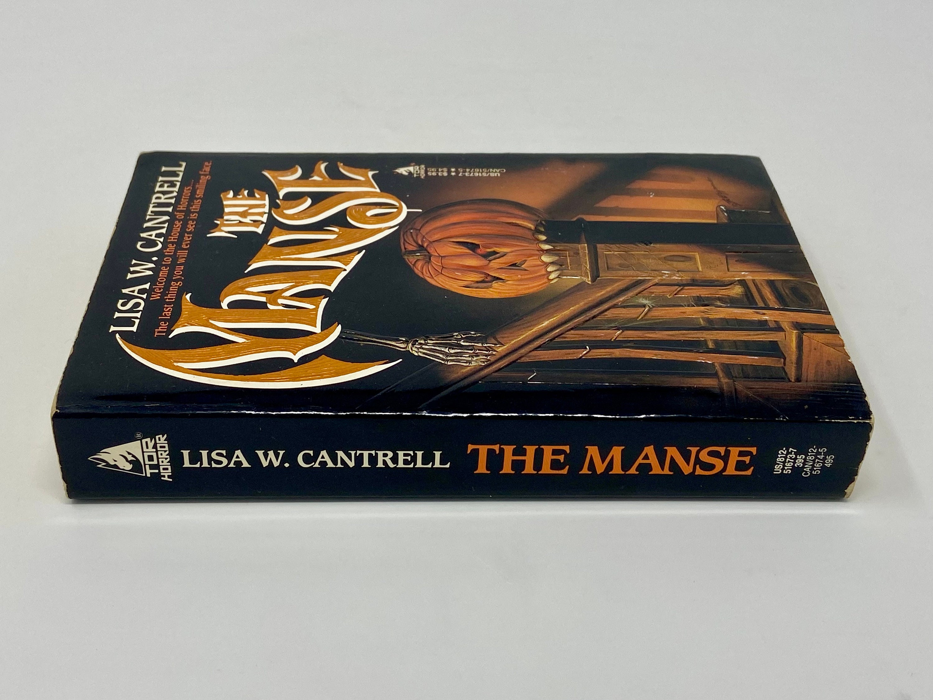 The Manse by Lisa W. Cantrell Vintage 80s Halloween Horror Fiction Paperback Book - Etsy
