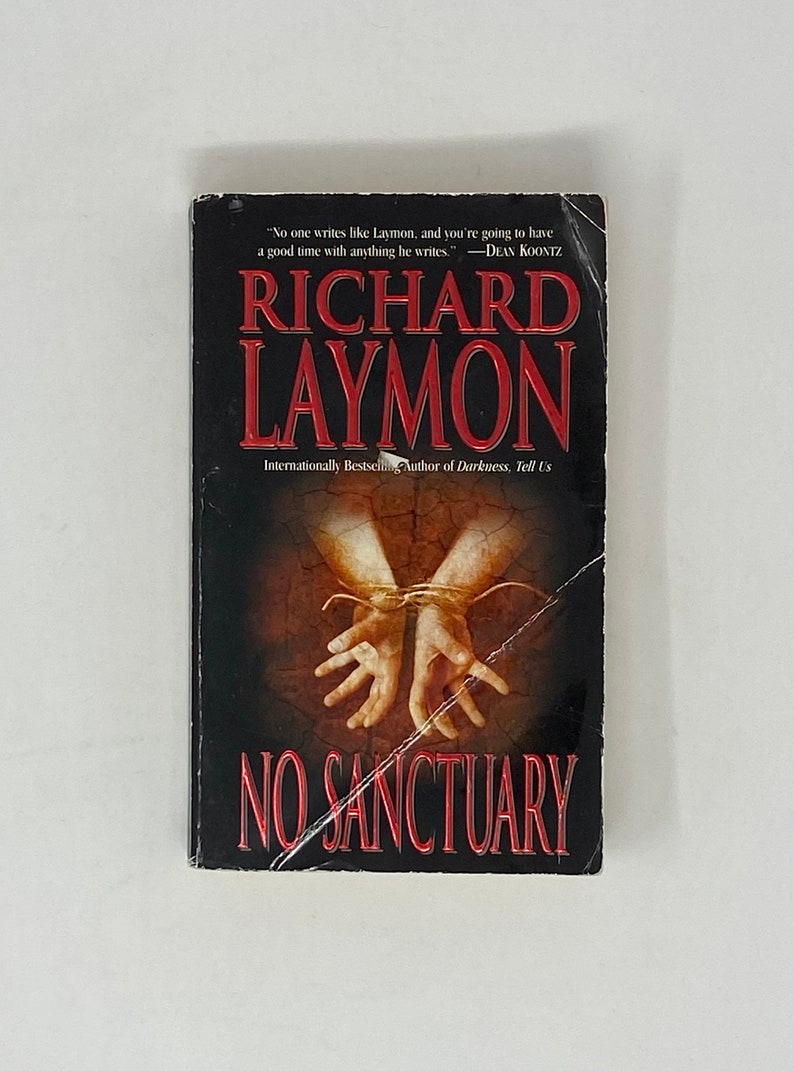 No Sanctuary by Richard Laymon Vintage Splatterpunk Horror - Etsy