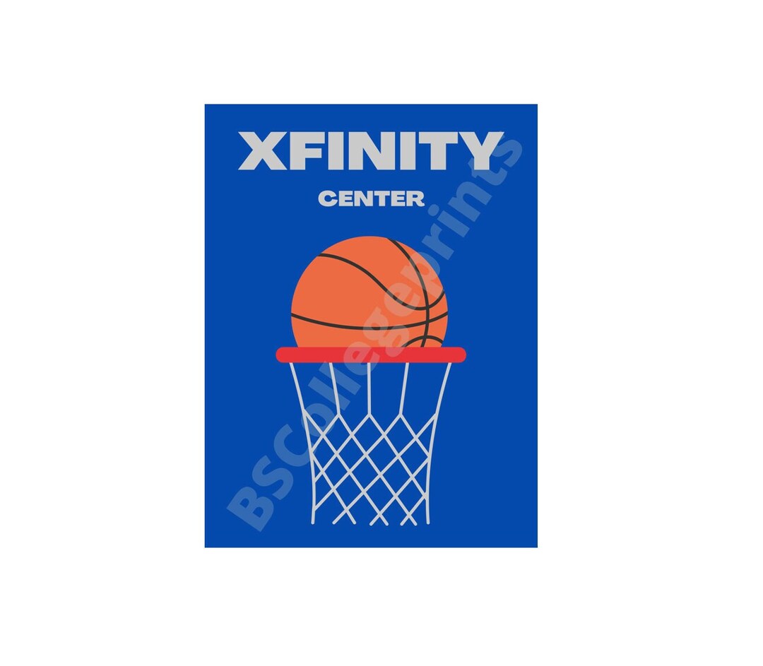 UMD Wall Art Poster Xfinity Center - Etsy