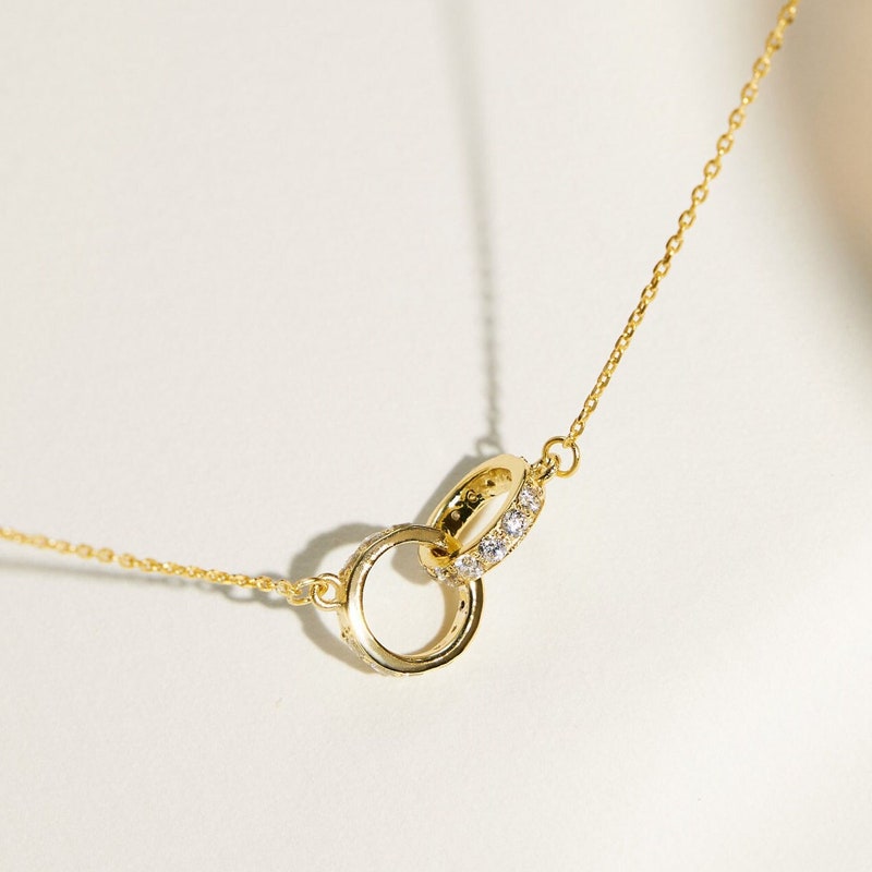 Interlocking Sapphire Ring - Etsy