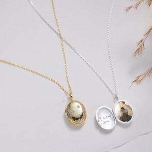 Moon Star Locket • Wedding Locket • Customized Locket • Photo Locket ...