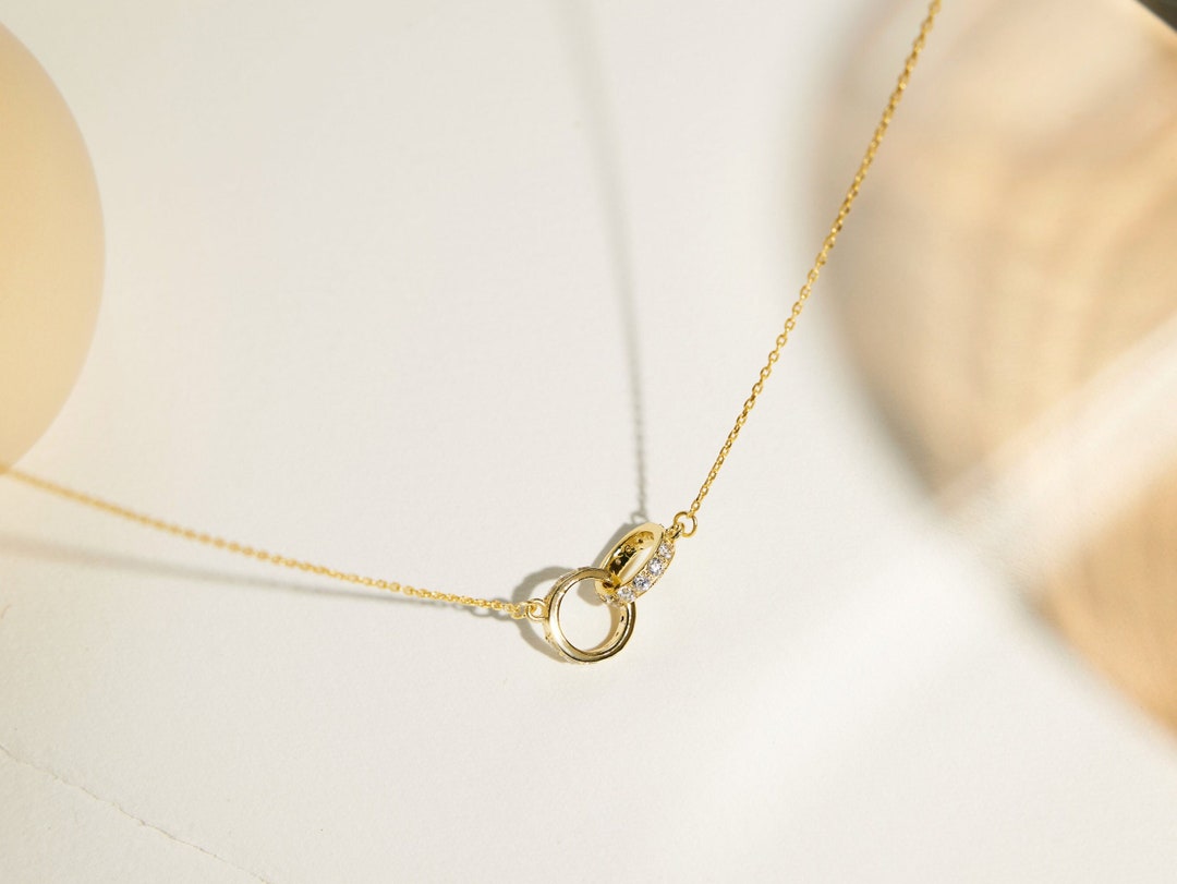 Infinity Interlocking Necklace • Infinity Necklace • Mother Daughter ...