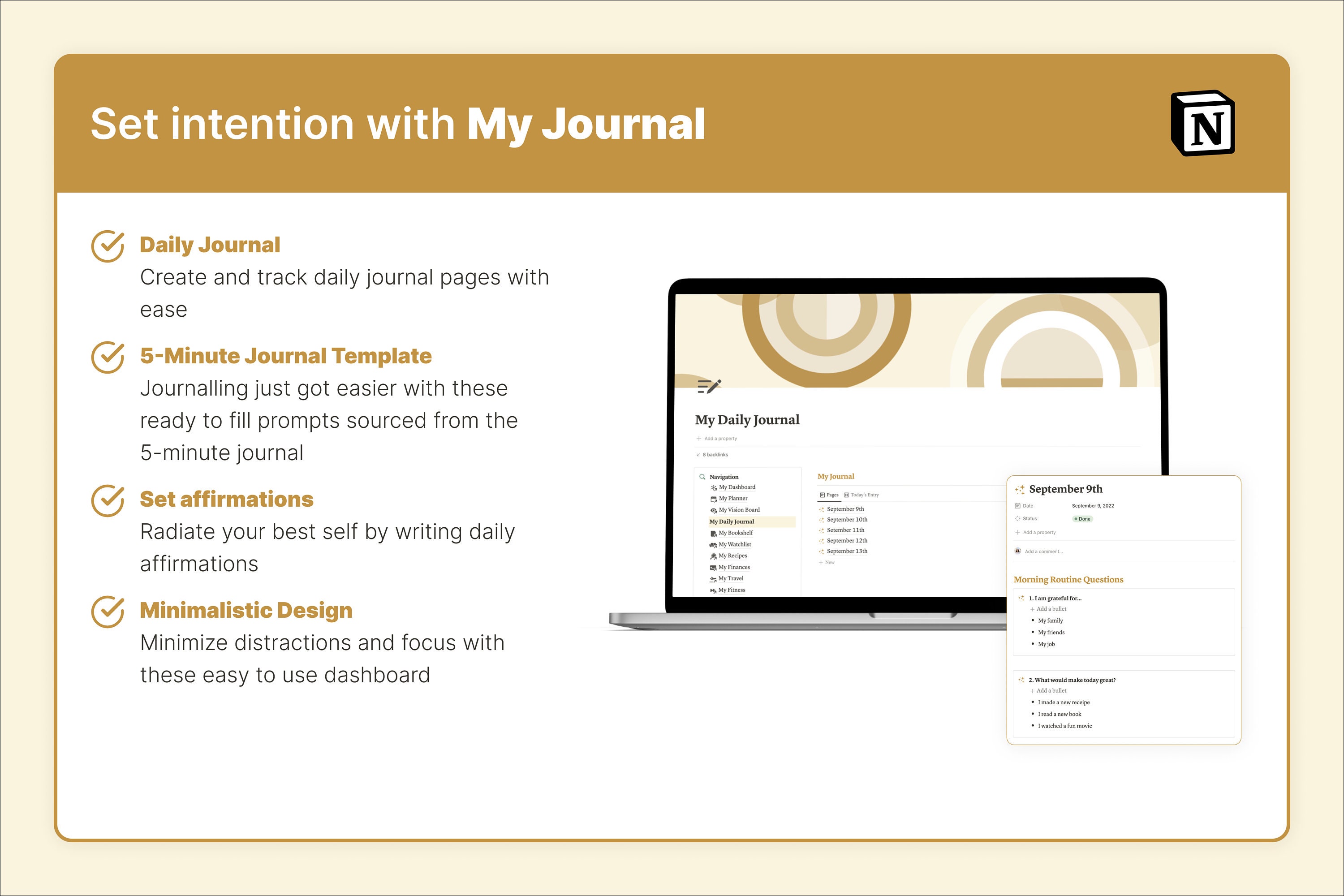 Notion Complete Personal Planner Template Notion Template Customizable ...