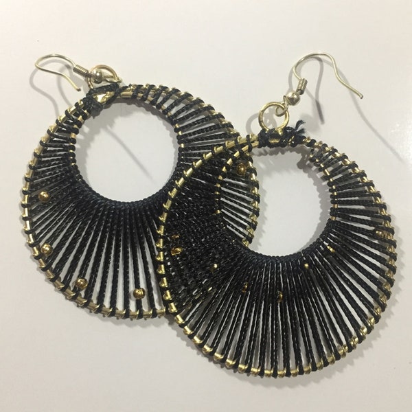 Big Round Earrings - Etsy