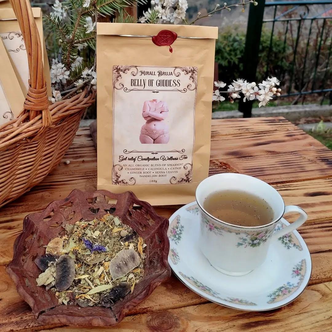 BELLY OF GODDESS Tea Tummy Problems - Etsy