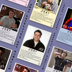 FRIENDS / Joey Tribbiani X15 Poster Bundle Sitcom Series Digital ...