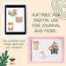 Animal Digital Sticker Pack Cute Minimal Animals Digital Instant ...
