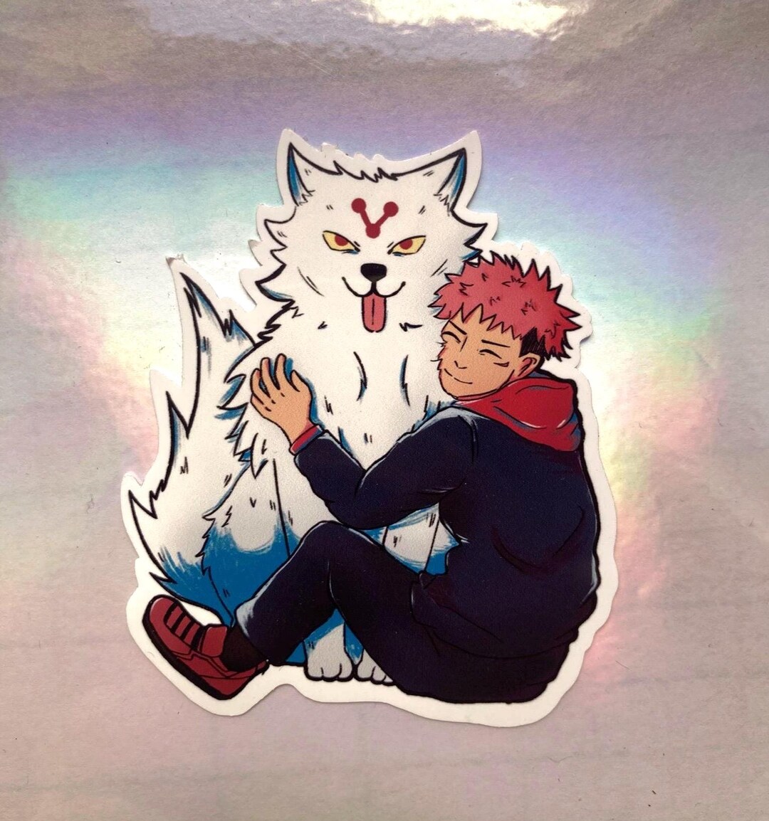 Sticker Sticker Yuji Dog JJK - Etsy