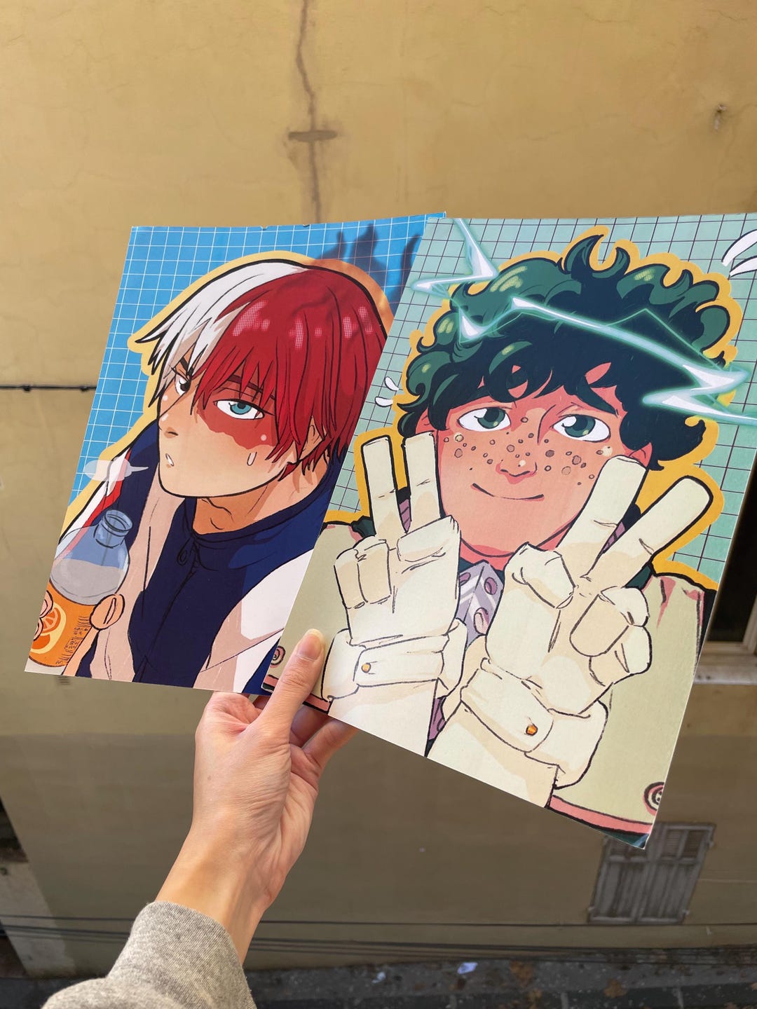 My Hero Academia Print A4 Print MHA BNHA Shoto Bakugo Deku - Etsy