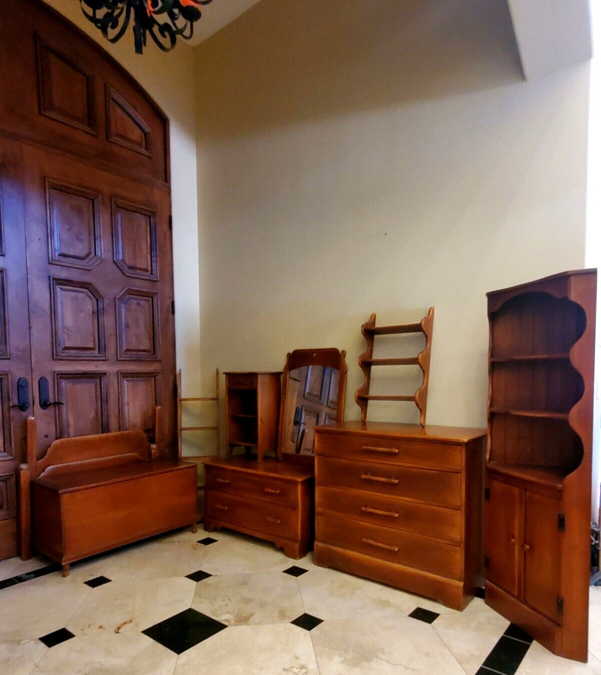 Vintage Cushman Colonial Creations Maple 7 Piece Bedroom Set 1930s ...