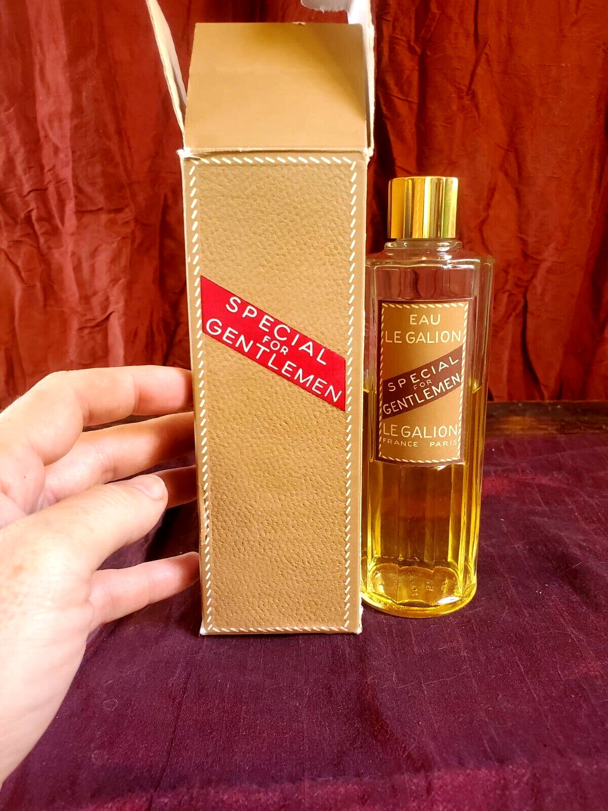 Vintage 1940s Le Galion Special for Gentleman 7.75 Oz Eau Le Galion 80 ...