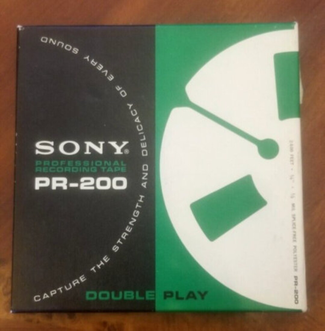 Sony PR-200 Magnetic Tape 1/4 7 Reel to Reel Prerecorded - Etsy