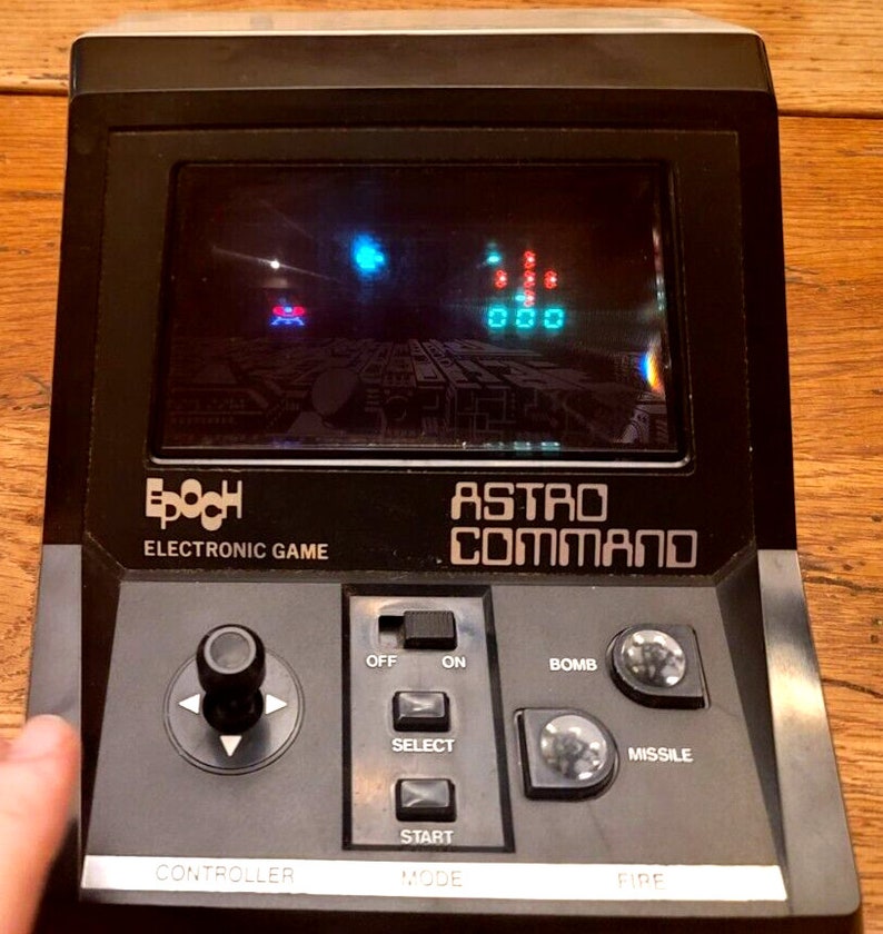 Vintage 1982 Epoch's Astro Command Electronic Game Complete W Box ...